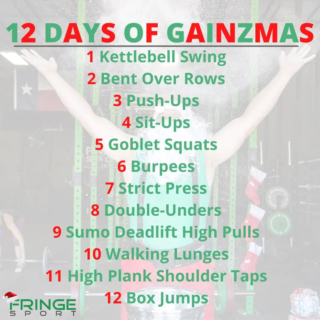 Fringe Sport 12 Days of Gainzmas Workout 2021 - Fringe Sport