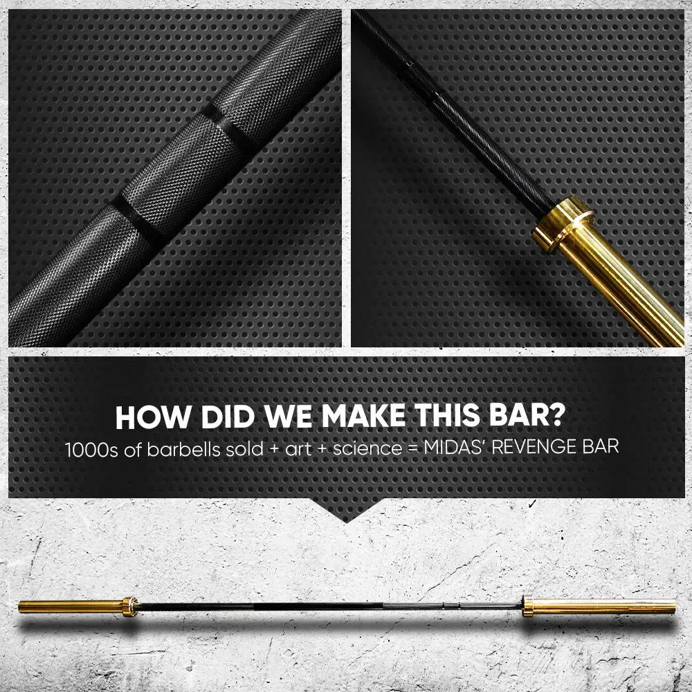 20kg Midas Revenge Bar | Best Garage Gym Bar – Fringe Sport