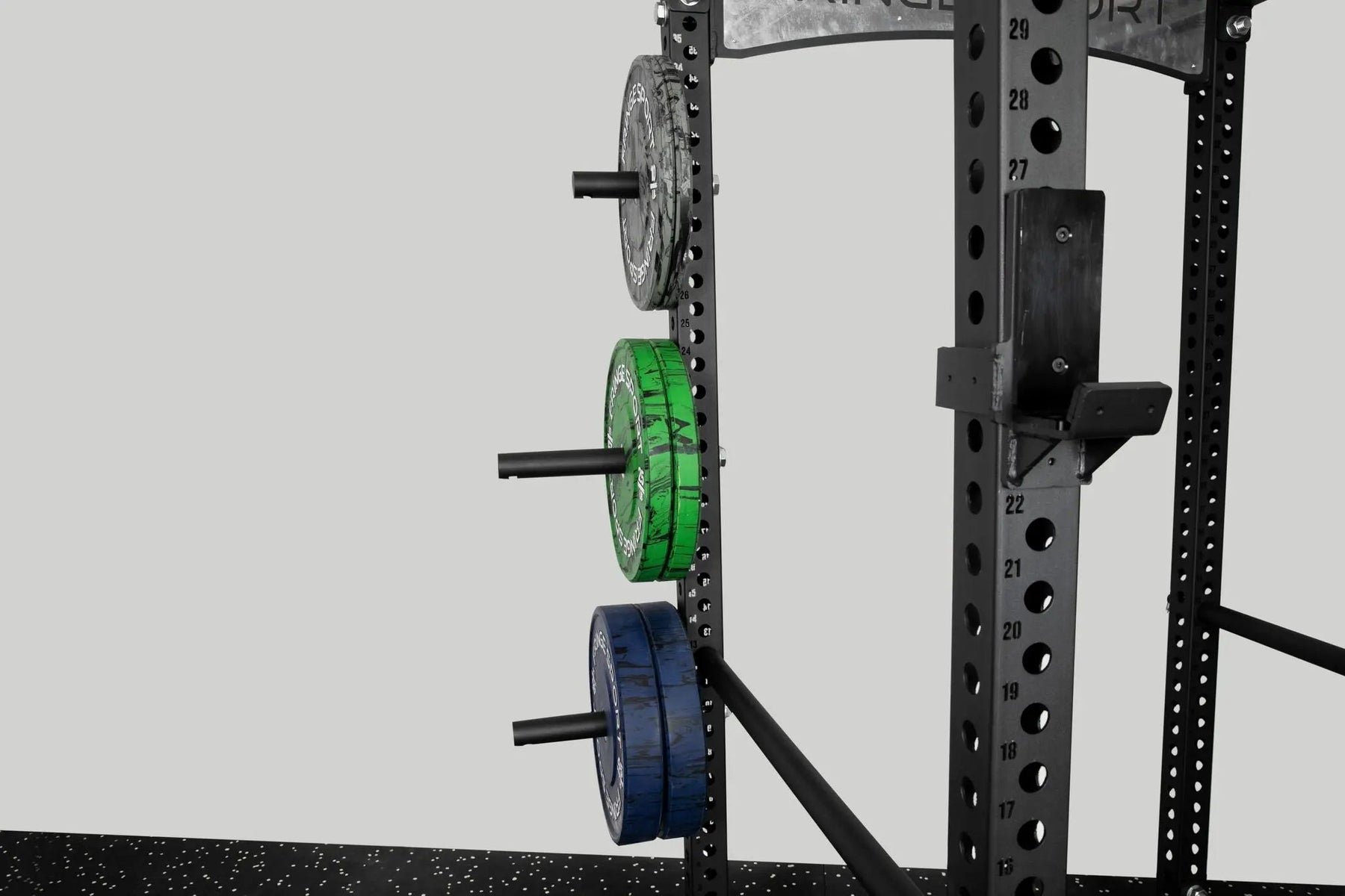 3x3 Bumper Plate Weight Storage Pegs - Fringe Sport