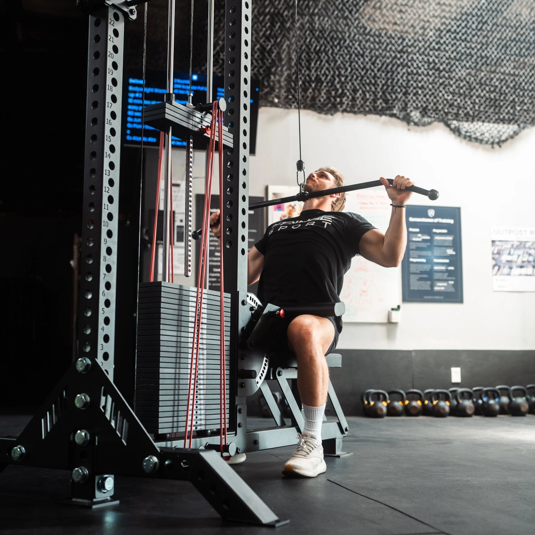 The Walrus Single Tower Lat Pulldown & Low Row | Fringe Sport