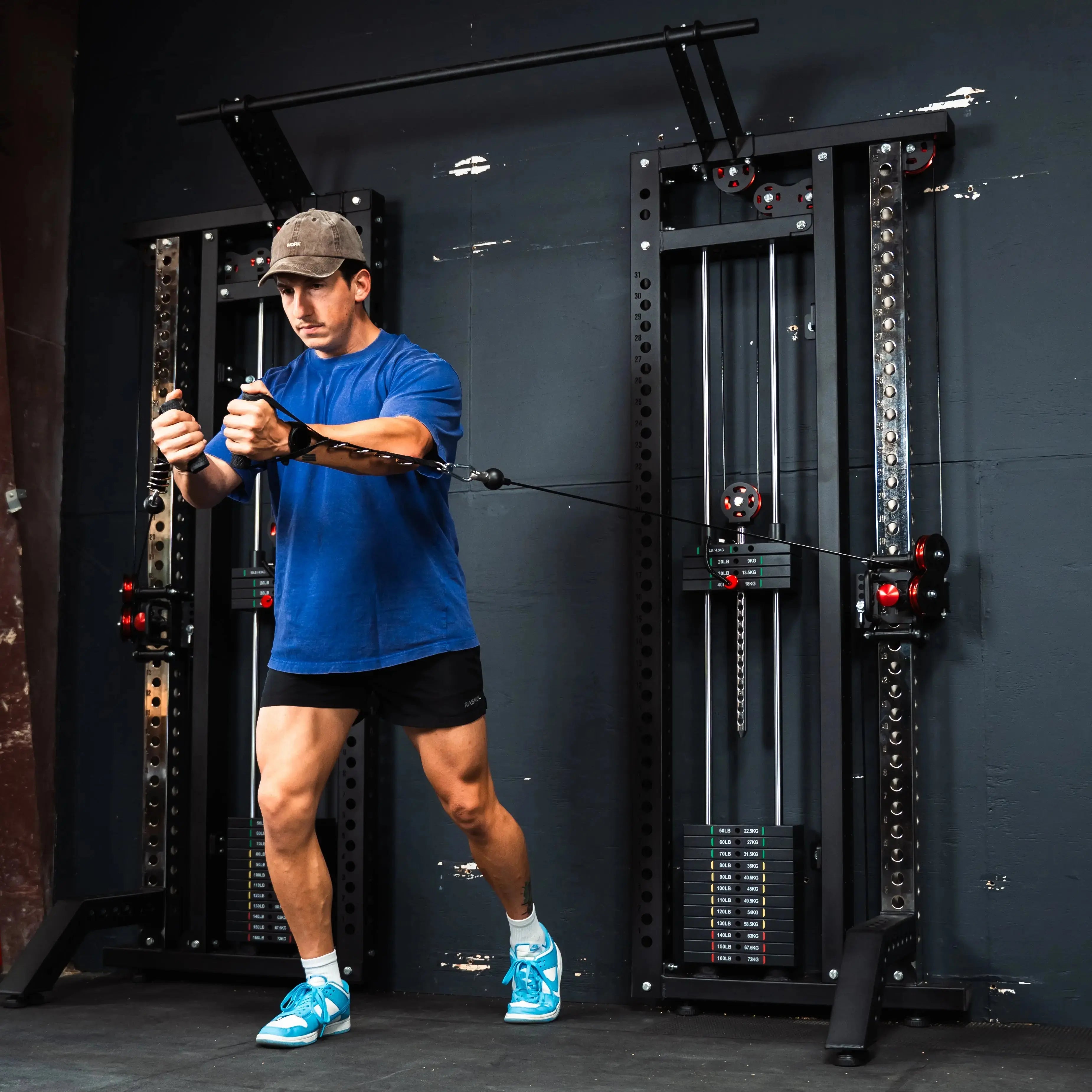 Slim Gym Modular Wall-Mounted Functional Trainer & Squat Rack – Fringe ...