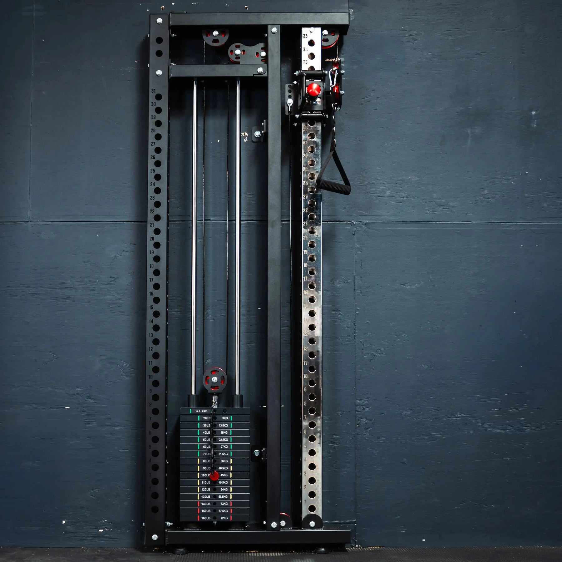 Slim Gym Modular Wall-Mounted Functional Trainer & Squat Rack – Fringe ...