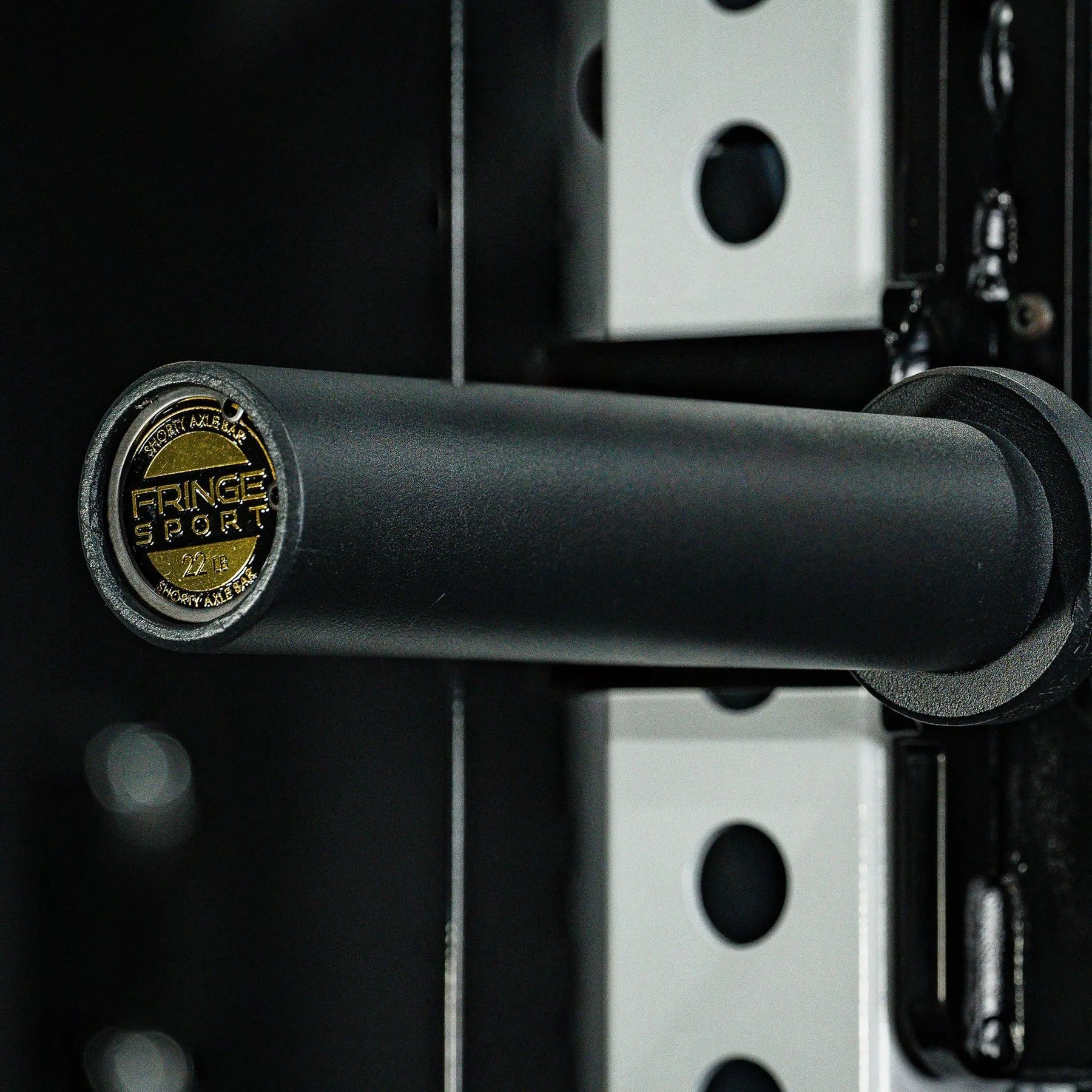 Stubby Axle Barbell - Rackable Shorty Bar - Fringe Sport